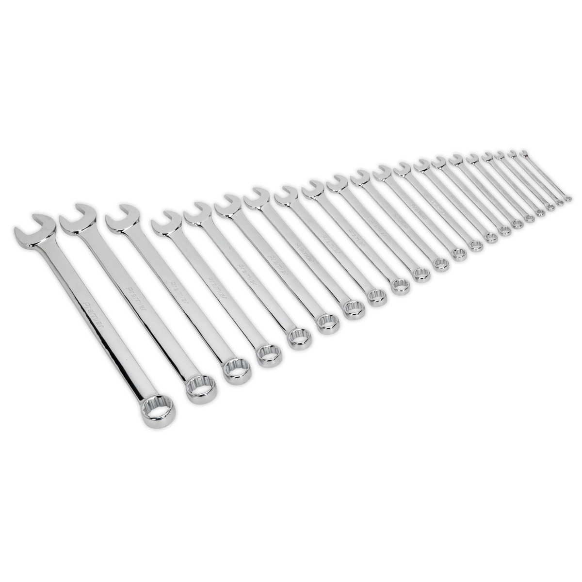 Sealey Premier Jumbo Combination Spanner Set 21pc - Wow Tools