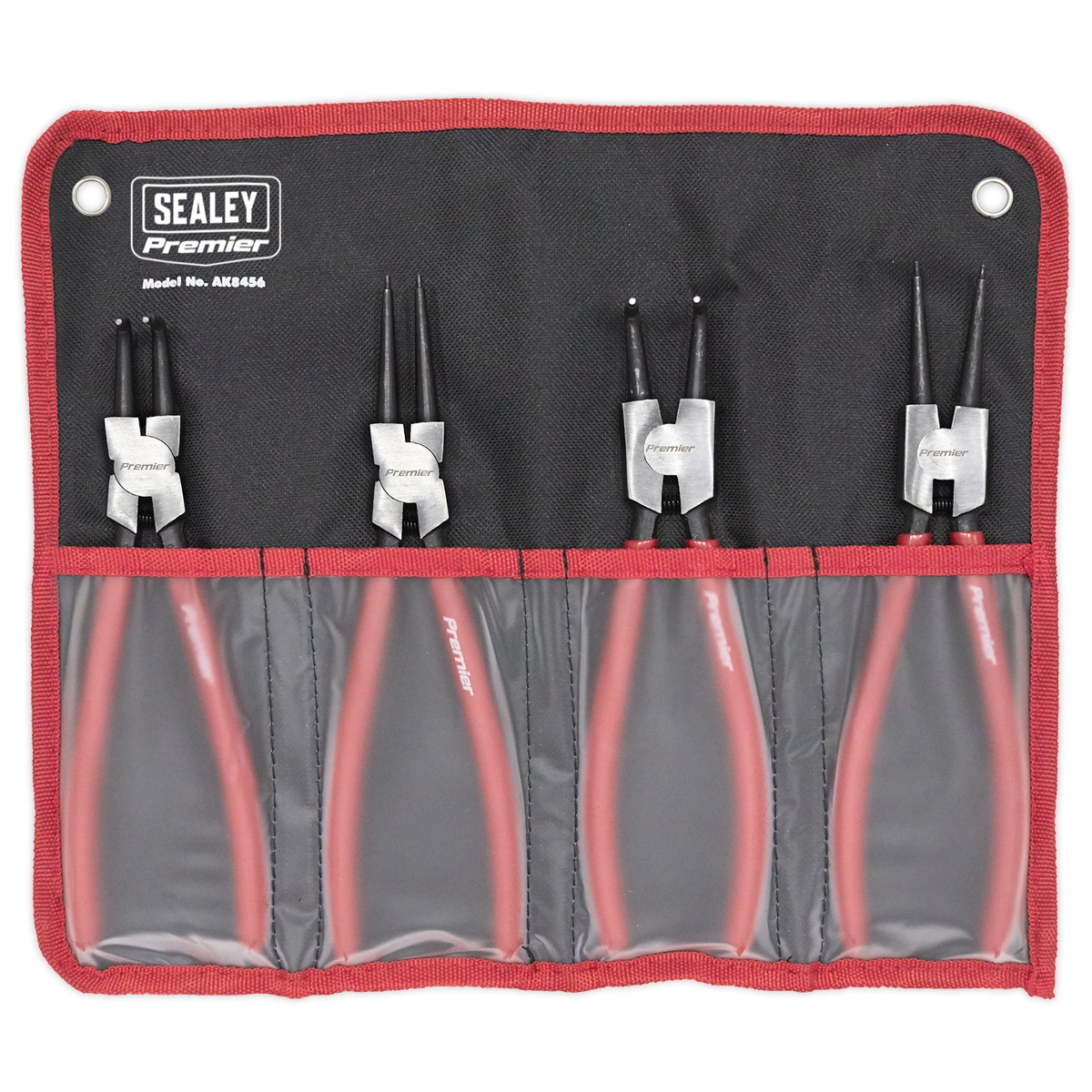 Sealey Premier Internal/External Circlip Pliers Set 230mm 4pc - Wow Tools