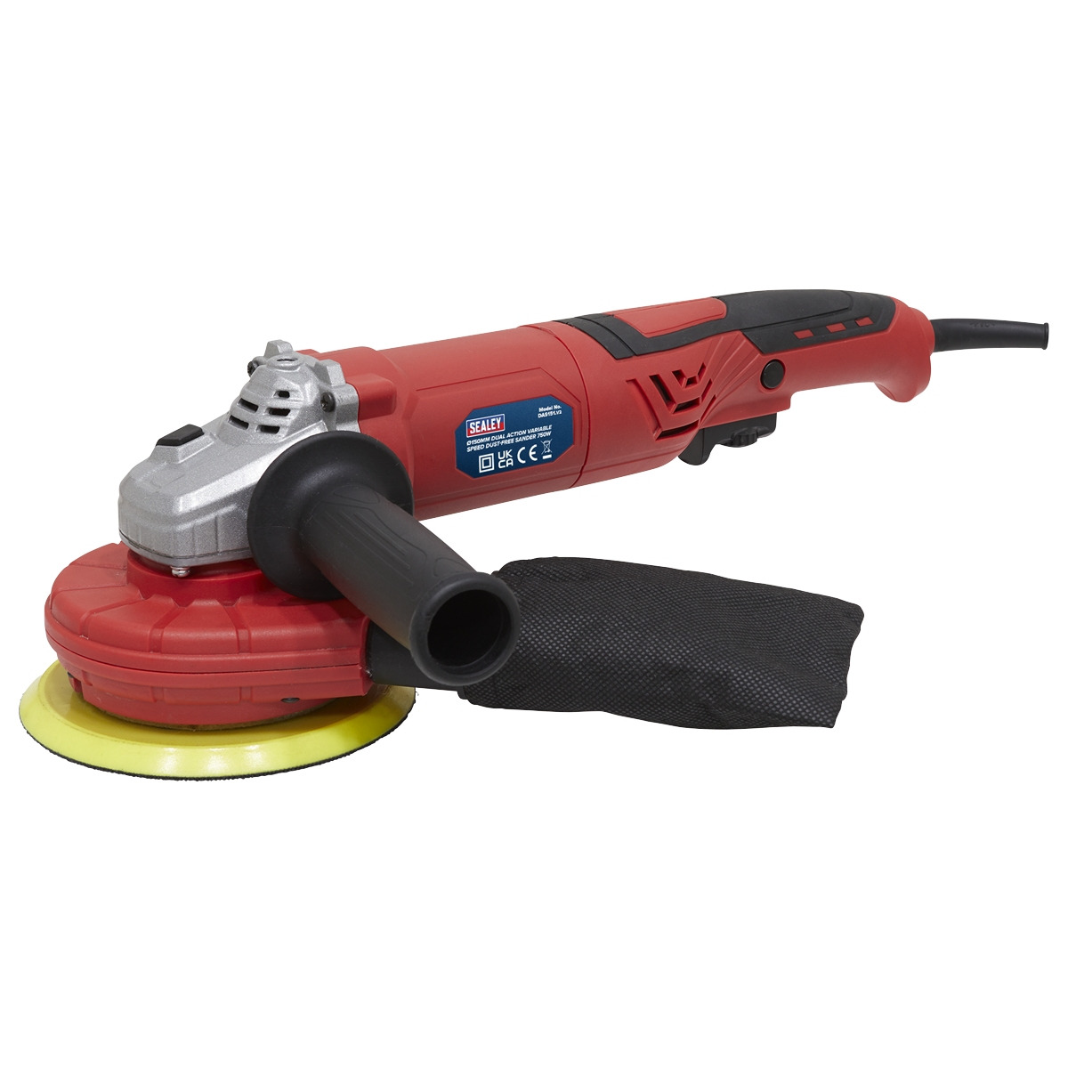 Sealey 150mm Dual Action Variable Speed Dust-Free Sander 750W/230V ...