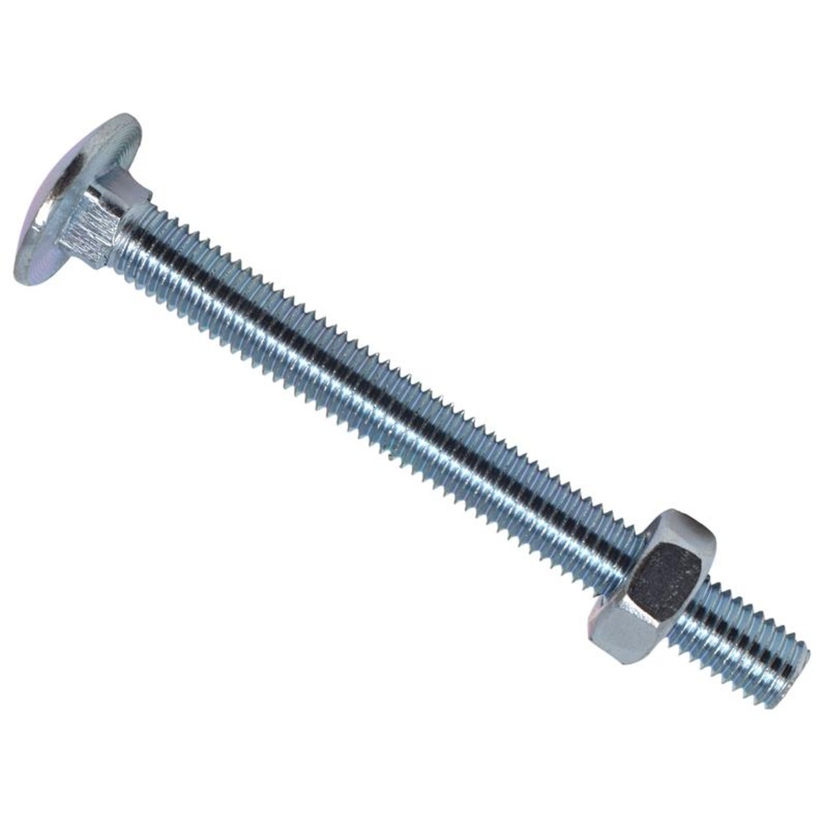 METALMATE® Cup Square Hex Bolt & Nut ZP M10 x 100mm Box 25 - Wow Tools