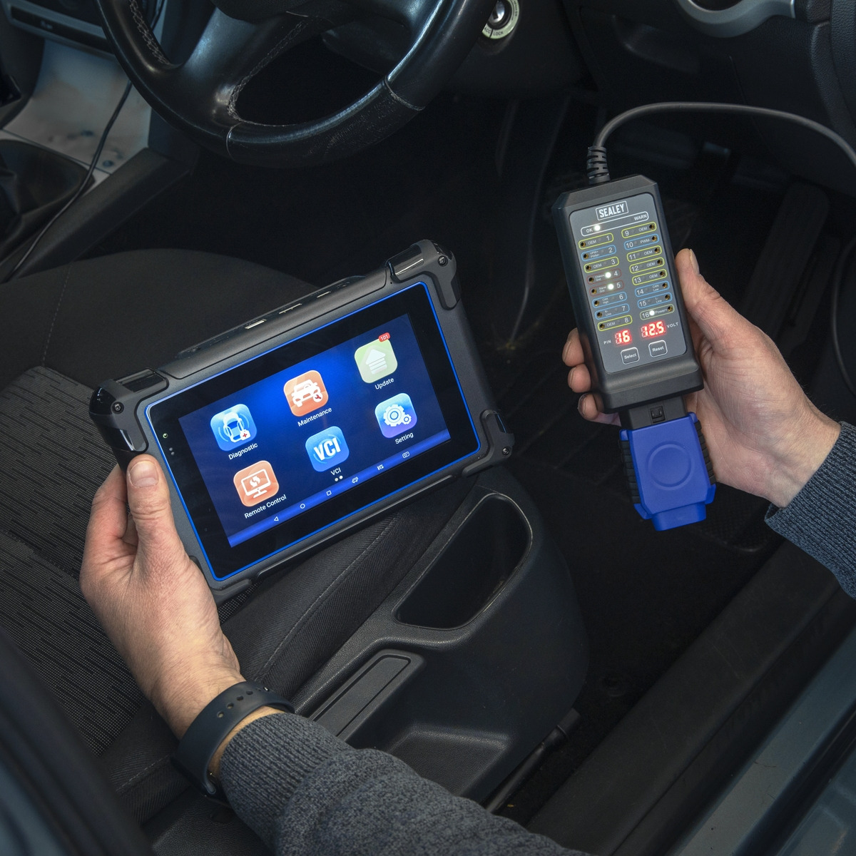 Power Tools > Sealey OBD Breakout Box 16-Pin 12V/24V - Wow Tools