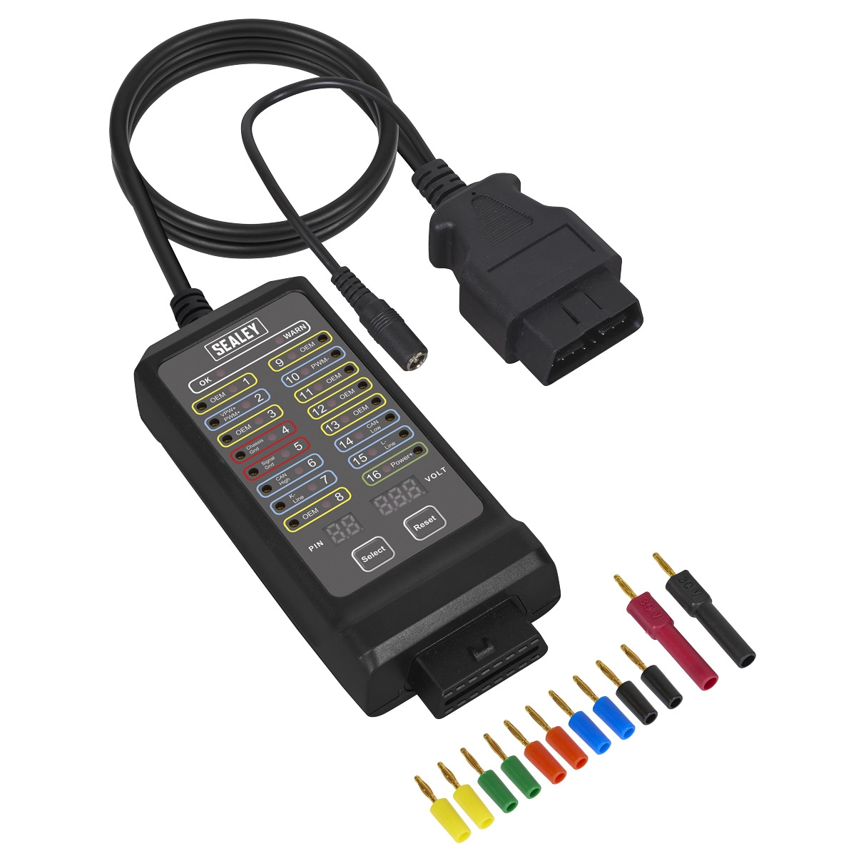 Power Tools > Sealey OBD Breakout Box 16-Pin 12V/24V - Wow Tools