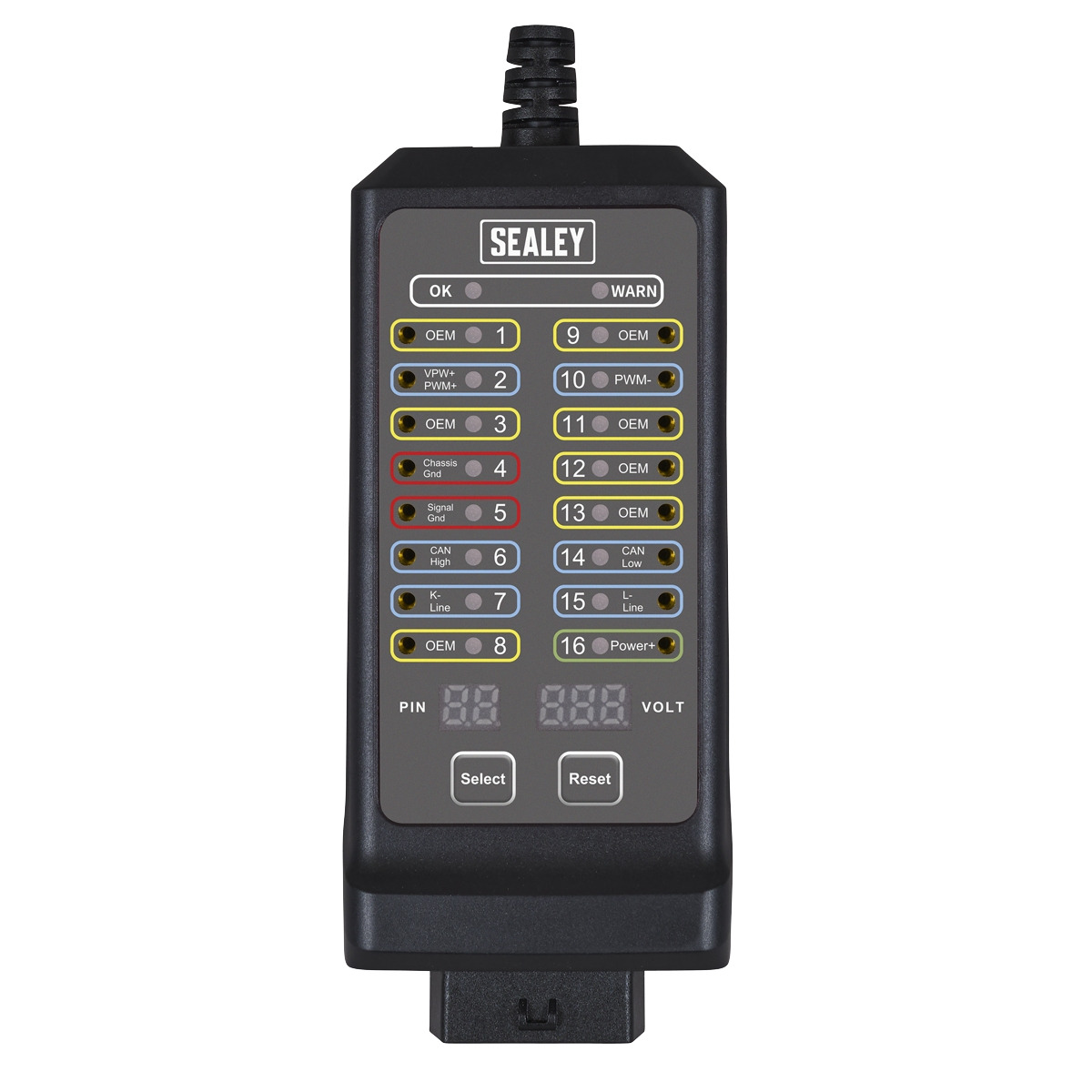 Power Tools > Sealey OBD Breakout Box 16-Pin 12V/24V - Wow Tools